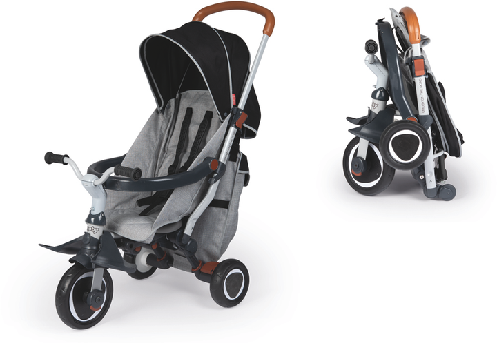 Детский металлический велосипед Smoby Toys Робин складывающийся 3 в 1 ...