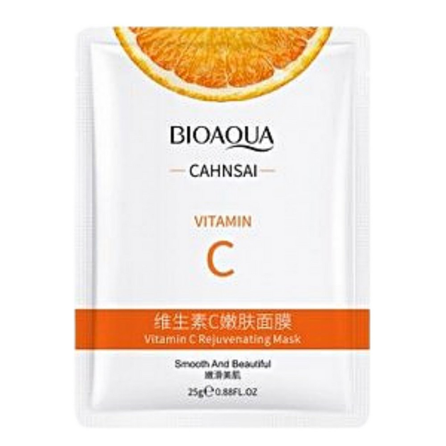Увлажняющая тканевая маска для лица Bioaqua с экстрактом витамина С 25 ...