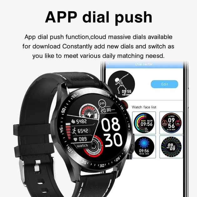 Умные Смарт-часы Smart Watch TFit E12 С с тонометром, пульсометром ...