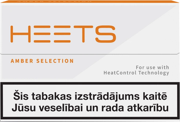 Пачка стиков для нагревания табака HEETS Amber Selection ТВЕН (47739253 ...
