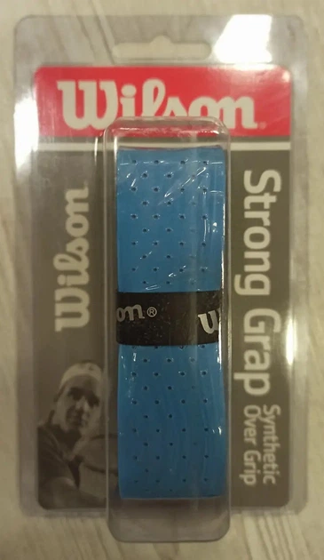 Обмотка синяя для ракетки для большого тенниса Wilson Strong Grap ...