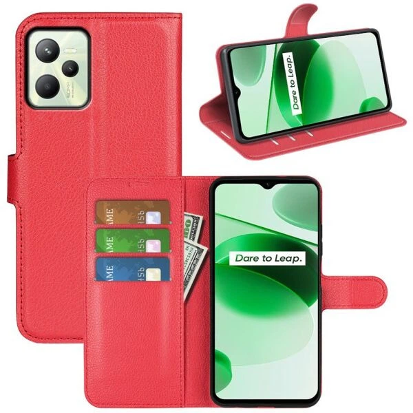 Чехол-книжка Deexe Book Type для Realme C35 - Red – фото, отзывы ...