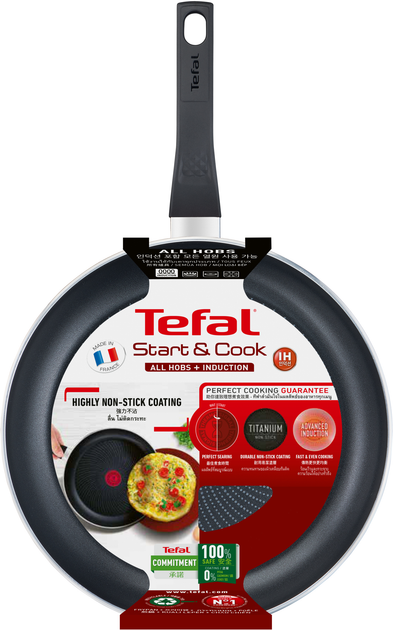 Сковорода Tefal Start&Cook 28 см (C2720653) – купить онлайн на ROZETKA