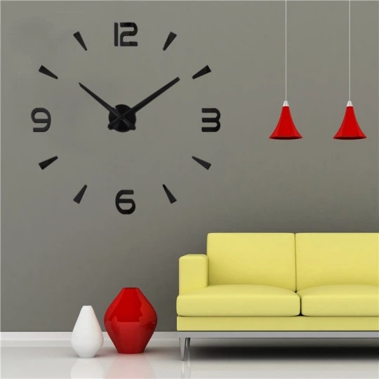 Настінний годинник Великий настінний 3Д годинник від 35 до 50 см Nu004181 фото відгуки