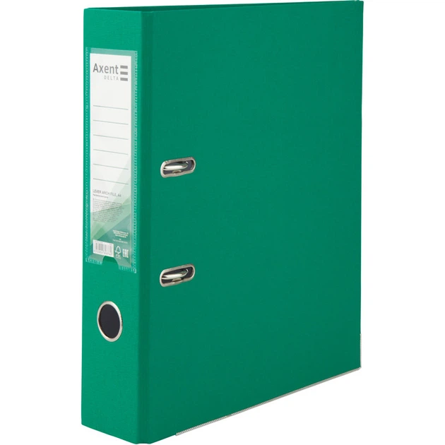 Регистратор 7,5 см Axent PP А4 односторонняя зеленый Delta (D1714-04C) – фото, отзывы ...