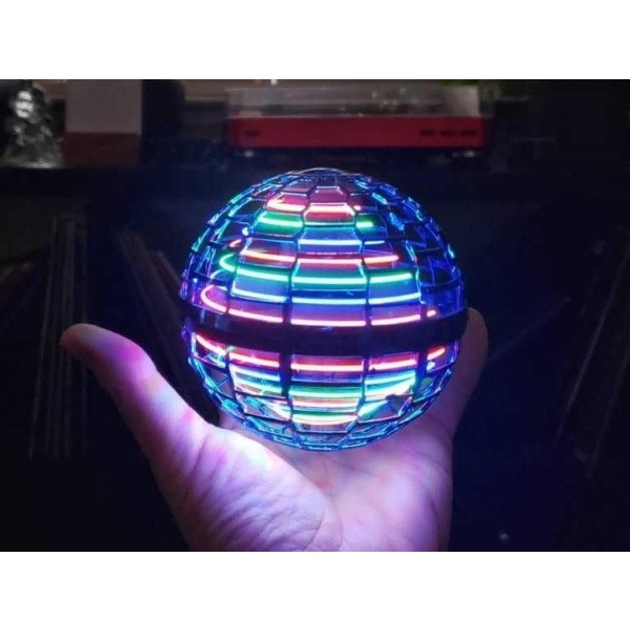 Летающий шар спиннер светящийся FlyNova pro Gyrosphere Игрушка мяч ...