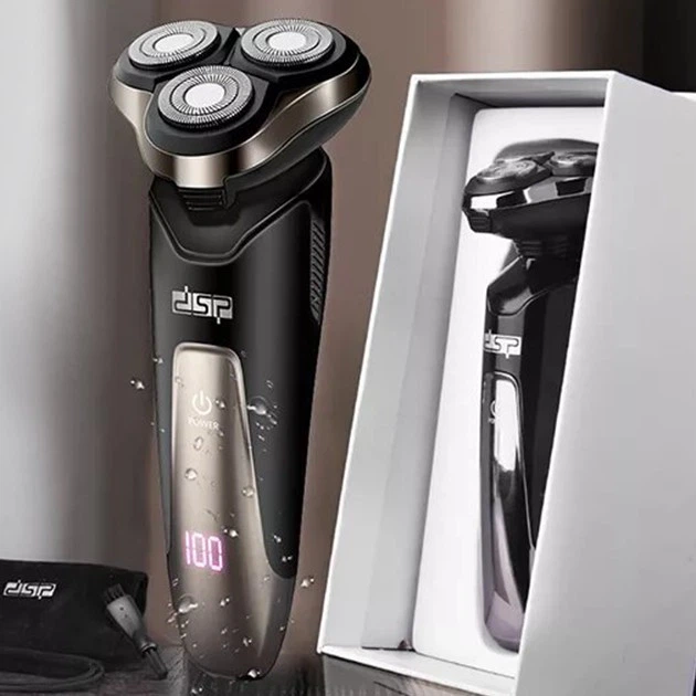 Аккумуляторныя влагостойкая электробритва DSP 60017 для влажного бритья ...