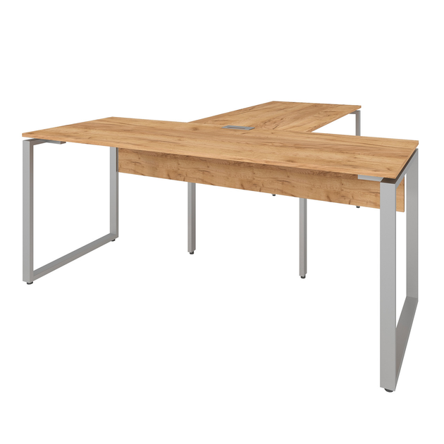 Офисный письменный стол руководителя Loft Details KB180 с брифингом дуб ...