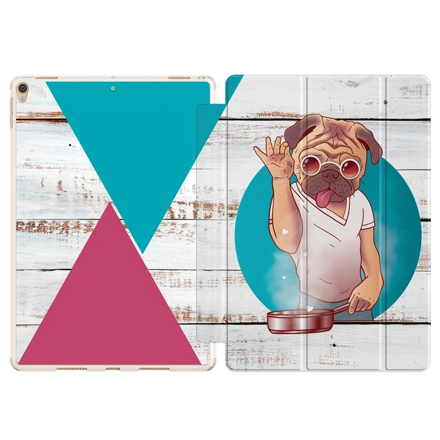 Чохол книжка, обкладинка для Apple iPad (Pug Man) моделі Pro 9.7 епл ...