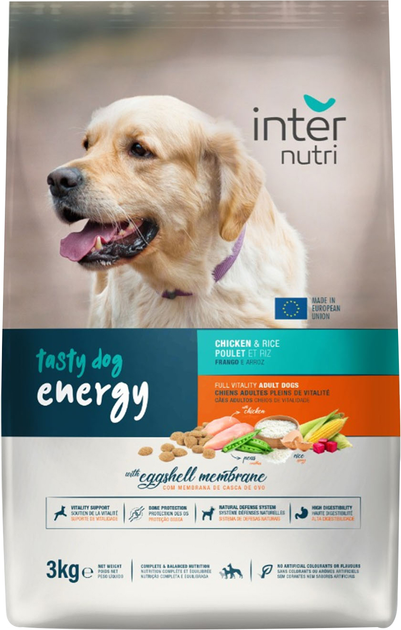 Сухой корм для активных собак Internutri Tasty Energy с Курицей 3 кг ...