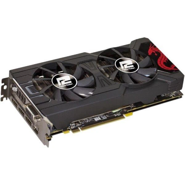 Видеокарта PowerColor AMD Radeon RX 570 8GB (AXRX 570 8GBD5-3DHD/OC) (8 ...
