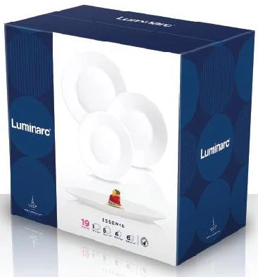 Сервиз Luminarc Essence white 19 предметов (n1190) – купить онлайн на ...