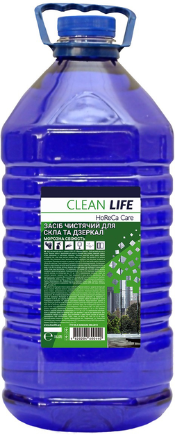 Средство для мытья стекол Clean Life Морозная свежесть 5 л ...