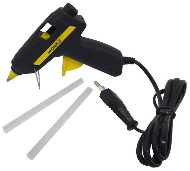 Клеевой пистолет Work's W80140 40W со стержнями – фото, отзывы ...