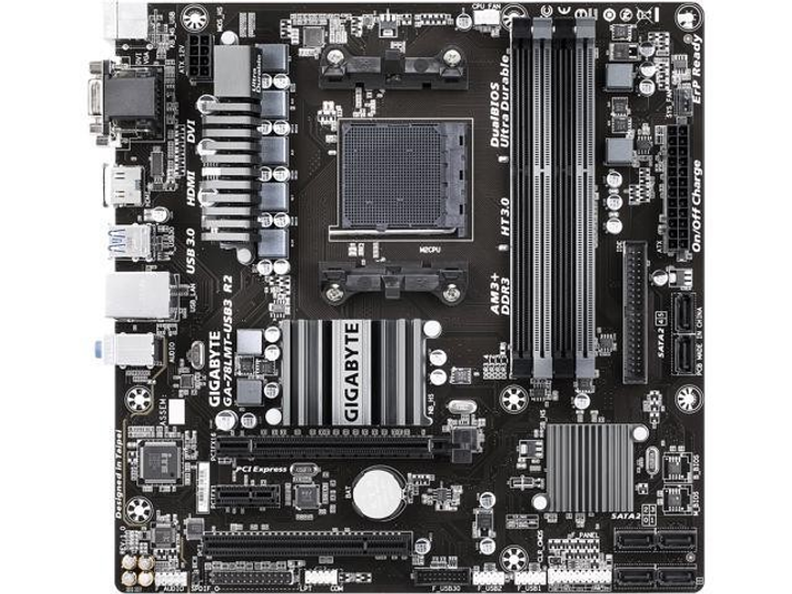 Материнская плата Socket AM3+ GIGABYTE GA-78LMT-USB3 R2.0 ( sAM3+, DDR3 ...