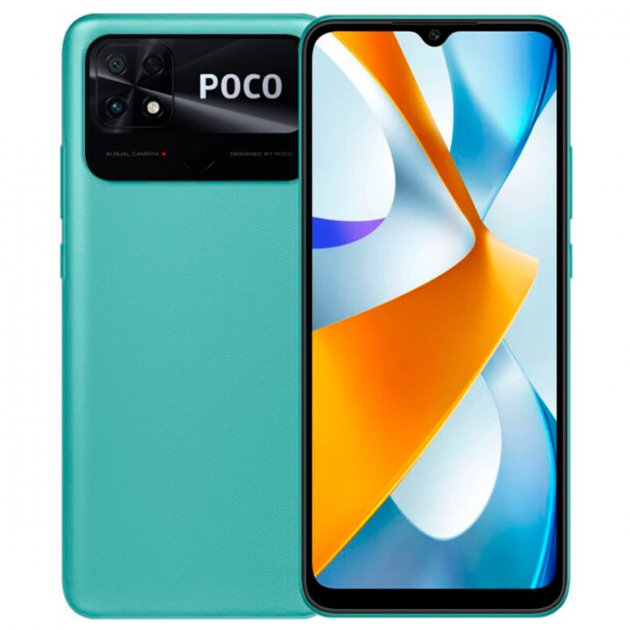 Смартфон Xiaomi Poco C40 4/64GB Coral Green (Global Version) – фото ...