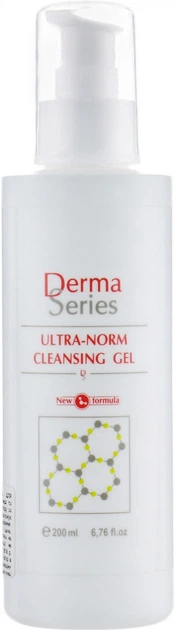 Нормализующий очищающий гель Derma Series Ultra-norm cleansing gel ...