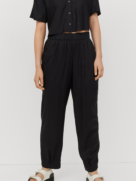 Брюки женские H&M XAZ338699AVYS 42 Черные (DD8000006380016) – в ...
