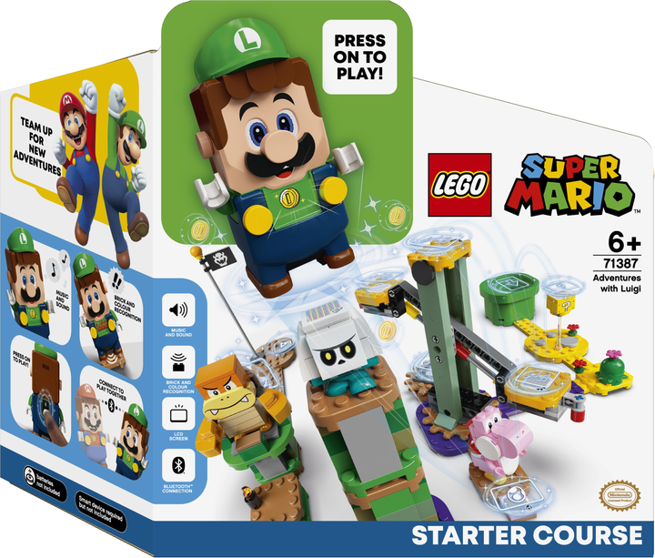 Конструктор LEGO Super Mario Стартовый набор Приключения вместе с ...