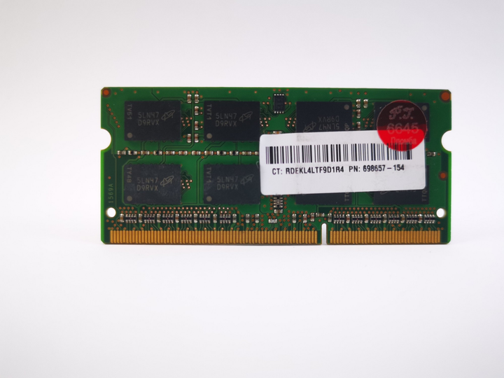 Оперативная память для ноутбука Sodimm Micron Ddr3l 8gb 1600mhz Pc3l