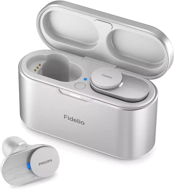 Наушники Philips Fidelio T1 TWS ANC Pro+ Hi-Res IPX4 White (T1WT/00 ...