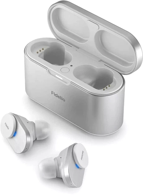 Наушники Philips Fidelio T1 TWS ANC Pro+ Hi-Res IPX4 White (T1WT/00 ...