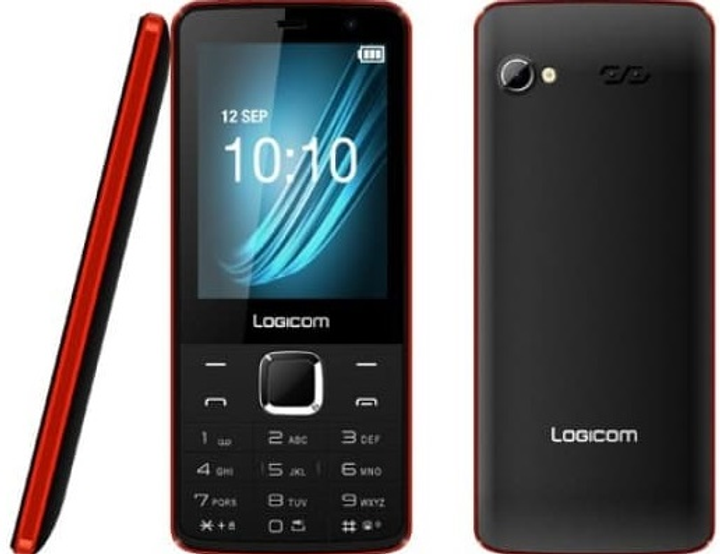 Кнопочный телефон 3" Logicom l-281 2-SIM Черно-красный – фото, отзывы ...