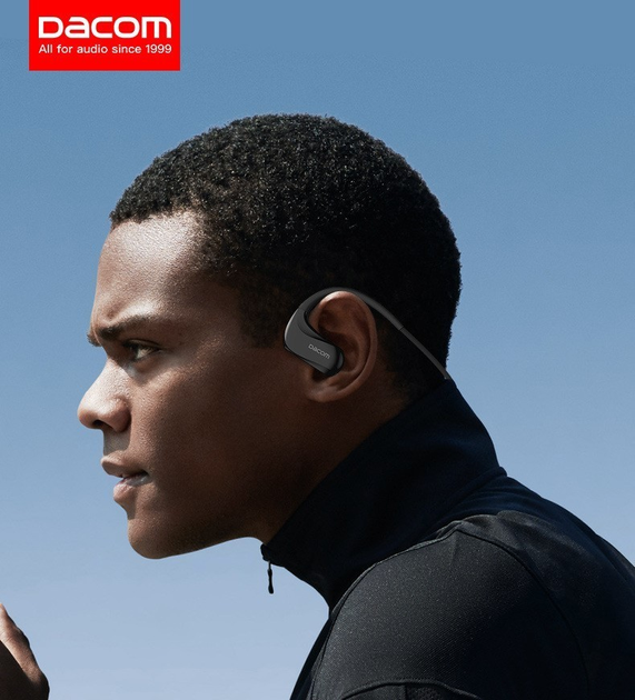Беспроводные наушники для бега Dacom Athlete с шейным ободом G93 Black ...
