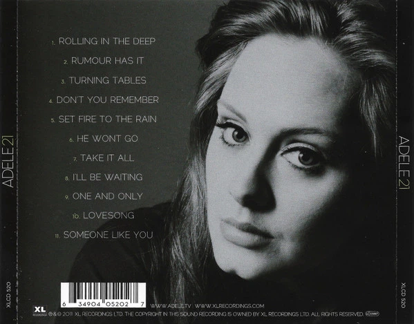 Музичний CD диск Adele – 21 фірмовий – фото, відгуки, характеристики в інтернет-магазині ROZETKA ...