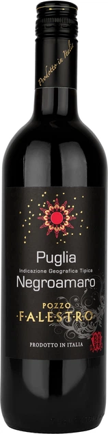Вино Calesto Falestro Puglia lgt Negroamaro красное сухое 0.75 л 12.5% ...