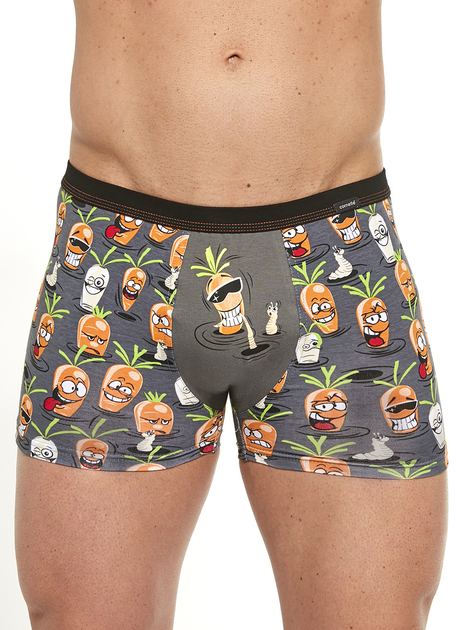Трусы-шорты мужские Cornette 280-22 XL graphite/orange (графитовый ...