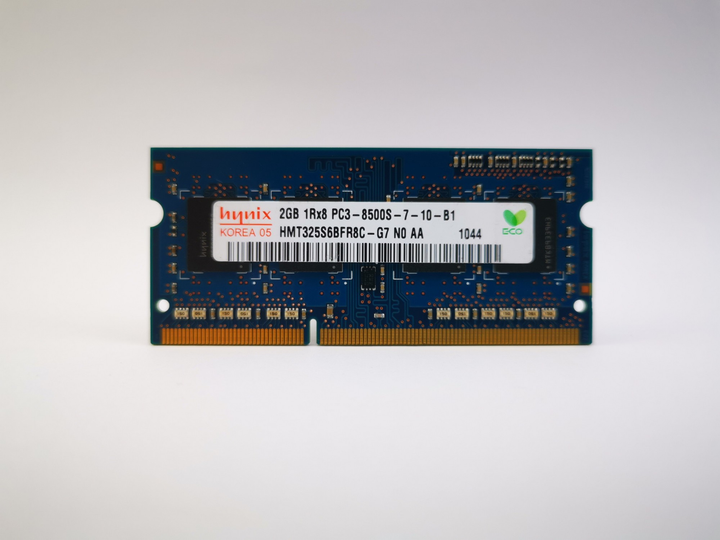 Оперативная память для ноутбука Sodimm Hynix Ddr3 2gb 1066mhz Pc3 8500s