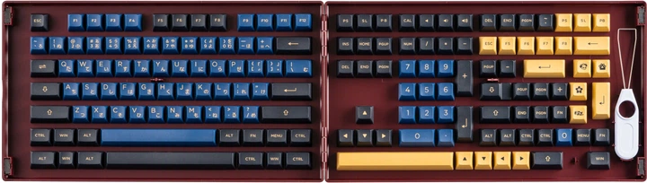 Набор кейкапов Akko Samurai ASA Fullset Keycaps 226 шт Blue/Red ...