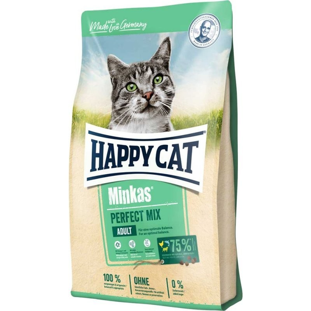 Сухой корм Happy Cat (Хеппи Кет) Minkas Perfect Mix для кошек 0.5 кг от ...