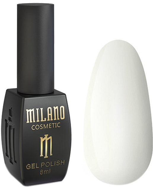 Гель-лак Milano №40 Белый 8 мл (2712000008426) – купить онлайн на ROZETKA