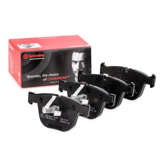 Комплект тормозных колодок, дисковый тормоз Brembo (P06053) – фото ...