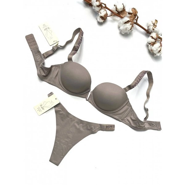 Комплект нижнего белья 75B шоколадный 11712 – Брендовая одежда | ROZETKA