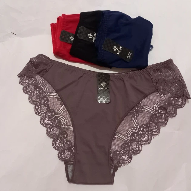 Жіночі труси бразиліана Anttifu L однотонні 0279 - 4 шт. – Брендовий одяг | ROZETKA