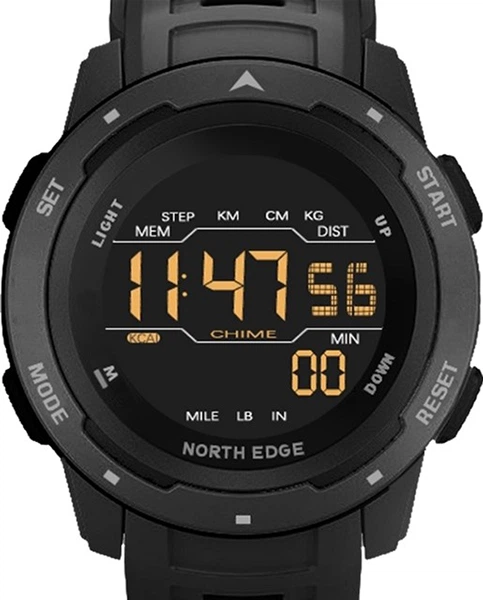 Чоловічий годинник North Edge MARS Pro Black 5BAR – купити онлайн на ...