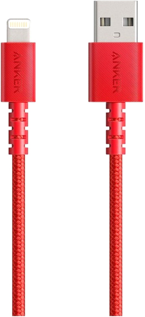 Кабель Anker Powerline Select+ Lightning - 1.8 м Red (A8013H91) – фото ...