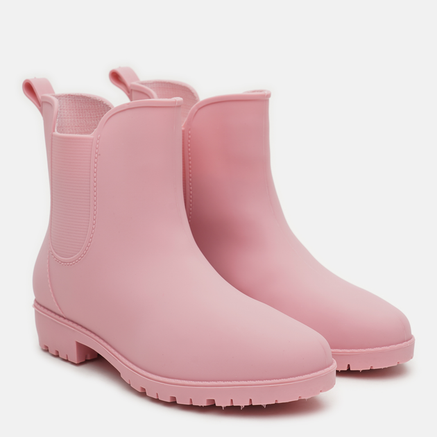 Женские резиновые сапоги низкие Shoozy 01 38 24.5 см Розовые ...