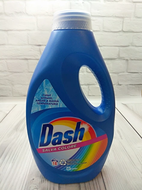 Гель для прання Dash Salva Colore для кольорового білизни на 18 прань ...