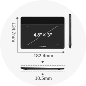 Графический планшет XP-Pen Deco Fun XS Black (Deco Fun XS_BK) – фото ...