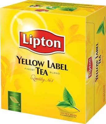 Чай Lipton Yellow Label Чорний пакетований 100 х 2 г (5900300550258) від продавця: VizOK.maket ...