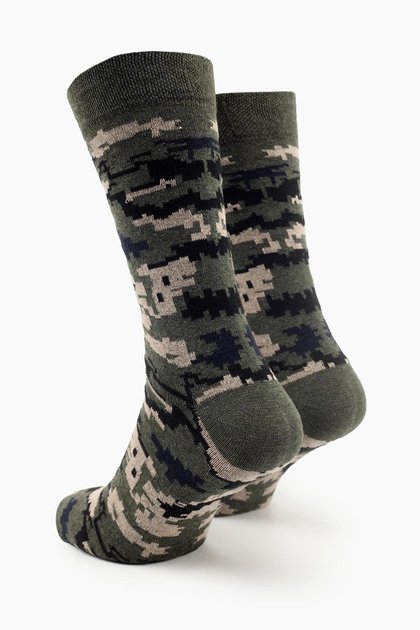Носки мужские махровые камуфляжные теплые 42-45 Termo militari Хаки от ...