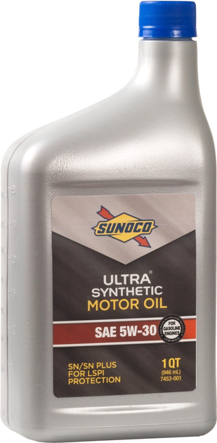 Моторное масло Sunoco Ultra Full Synthetic SP/GF-6A 5W-30 0.946 л (7453 ...