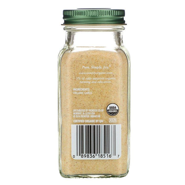 Чесночный порошок Simply Organic "Garlic Powder" натуральная приправа ...
