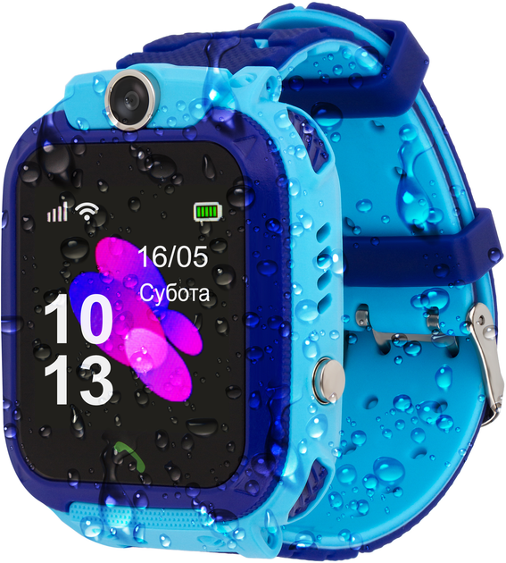 Детские телефон-часы AmiGo GO002 Swimming Camera Wi-Fi Blue (dwswgo2bl ...