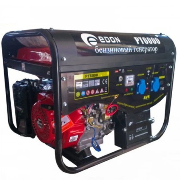 Гeнepaтop бензиновый Edon PT-6000, 6000 Вт – фото, отзывы ...