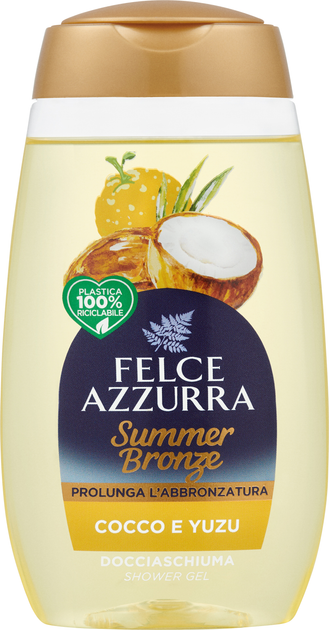 Гель для душу Felce Azzurra Paglieri Summer Bronze Кокос 250 мл ...